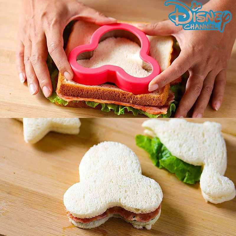 New Disney Mickey Mouse Sandwich Cutter Mickey Minnie Stainless Steel ...