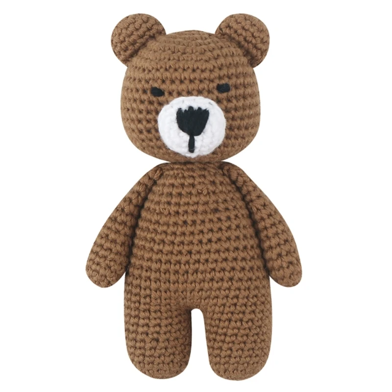 Crochet Sleep Bear Toy for Baby First Stuffed Animal Friend Sleeping ...