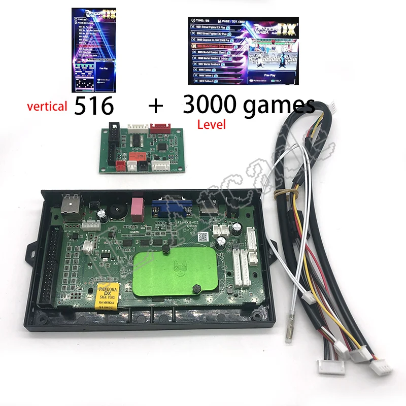 New-family-Pandora-SAGA-DX-516-3000-Vertical-Arcade-Tracking-Game ...