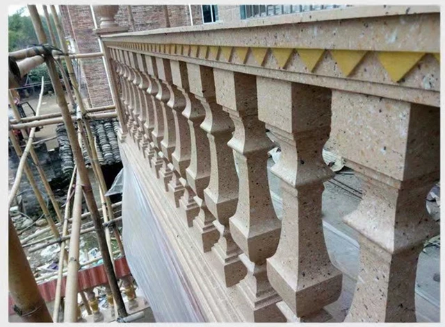 18cm/7.09in Durable Concrete Precast Balustrade Railing Mold Plain ...