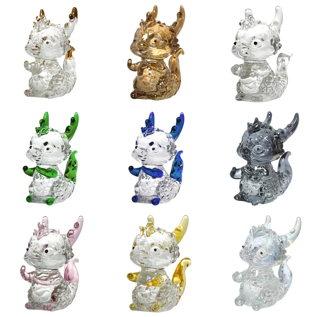 Crystal-Little-Dragon-Figurine-Collectible-Art-Glass-Small-Mythical ...