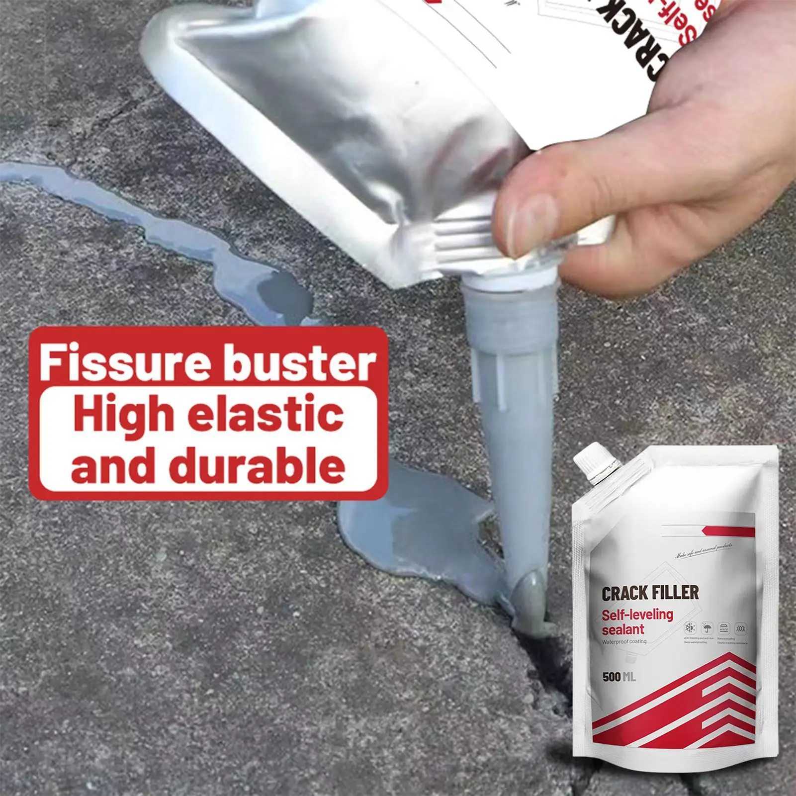 500ml Crack Filling Agent Cement Crack Filler Asphalt Crack Filler ...