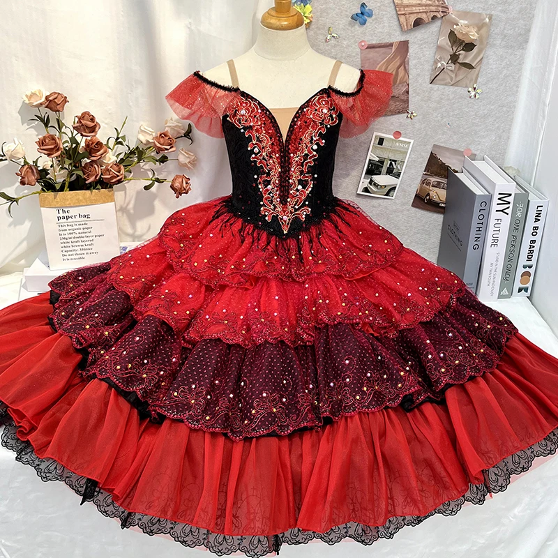 Professional Ballet Tutu Kitri Don Quixote Custom Made Spanish ...
