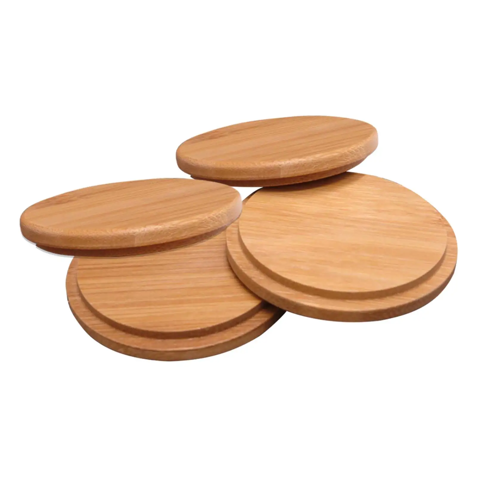 4pcs-Coffee-Mug-Drinkware-Round-Lid-Solid-Kitchen-Home-Office-Bamboo ...