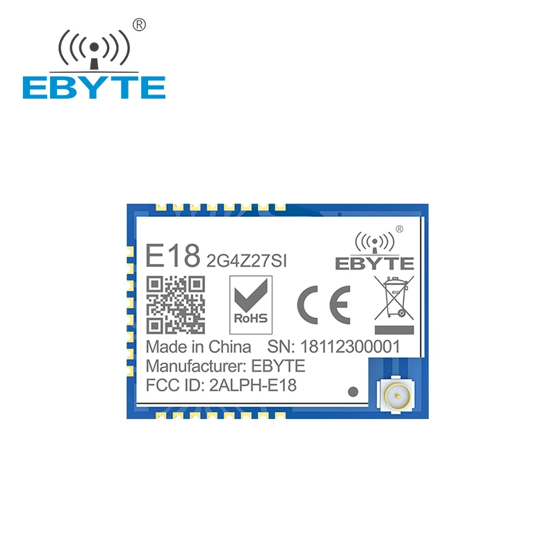 CC2530-Zigbee-Module-2-4Ghz-500mW-27dBm-Wireless-RF-Transceiver-Receiver-EBYTE-E18-2G4Z27SI-IPEX ...