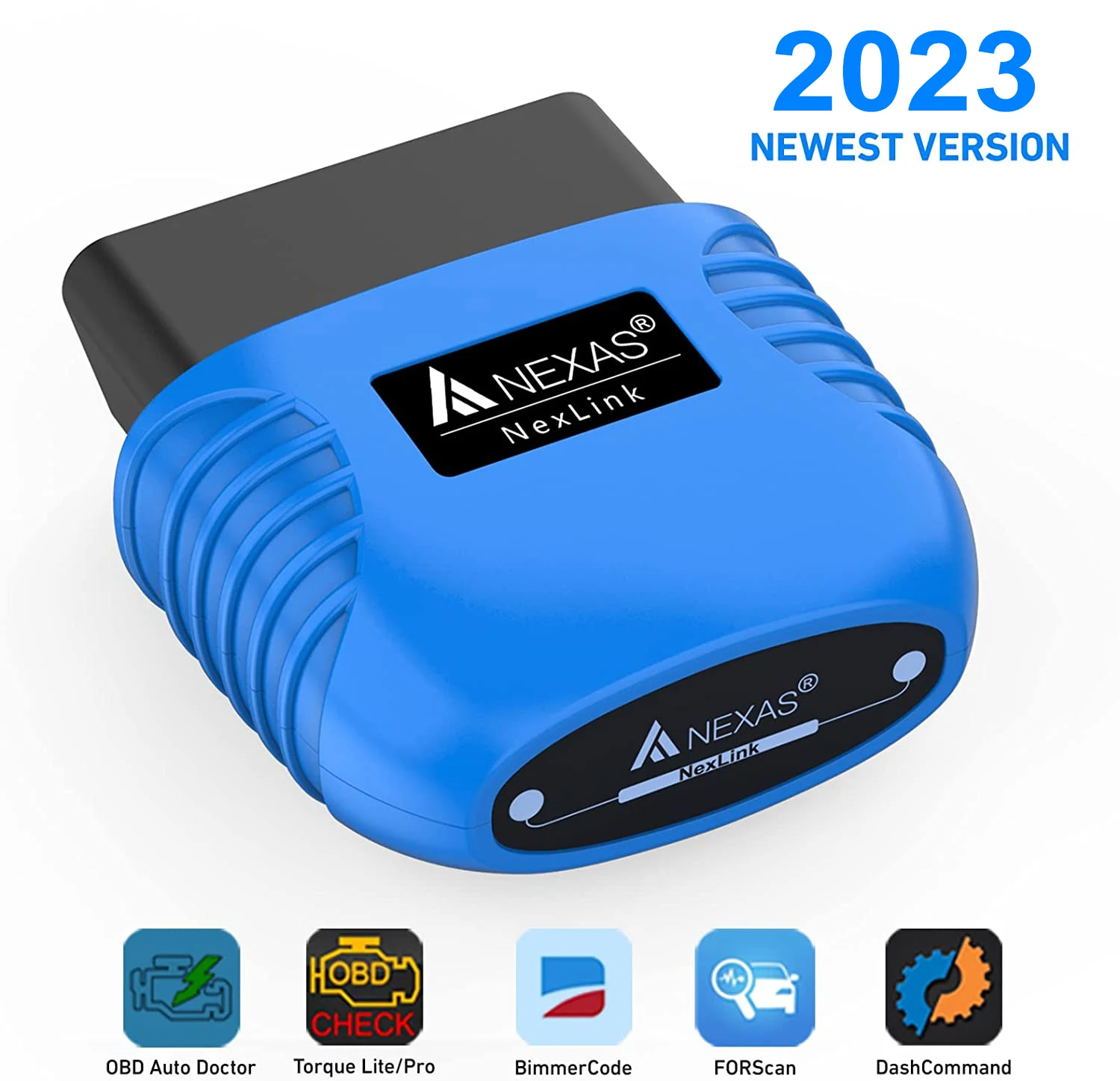 NEXAS 블루투스 OBD2 스캐너, EOBD 오토바이 자동차 진단 도구, Nexlink OBD 2 스캔 도구 코드 리더 ...