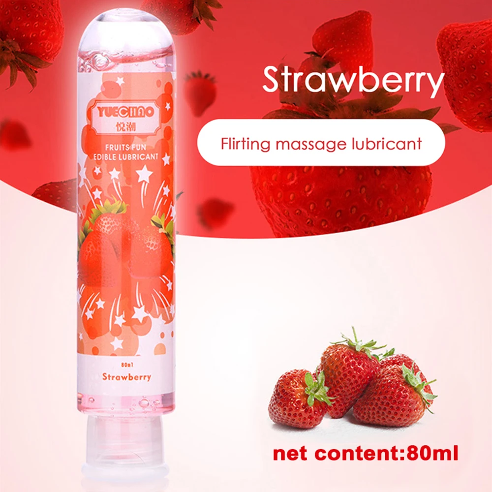 Edible Lubricant Strawberry Flavor Lubricant Sex Lube Water Based ...