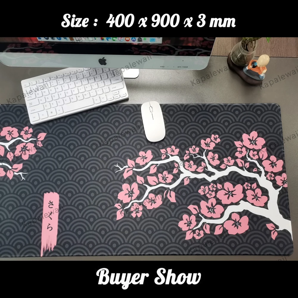 Grand tapis de souris Gamer pour PC,ordinateur de bureau,900x400,taille ...