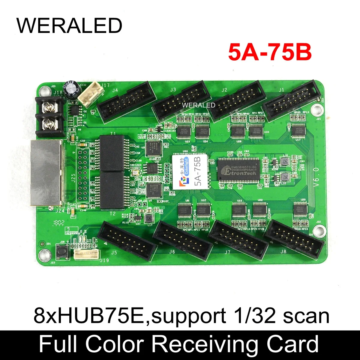 Colorlight 5A-75B V8.0 Full Color LED Video Screen Receiving Card With ...