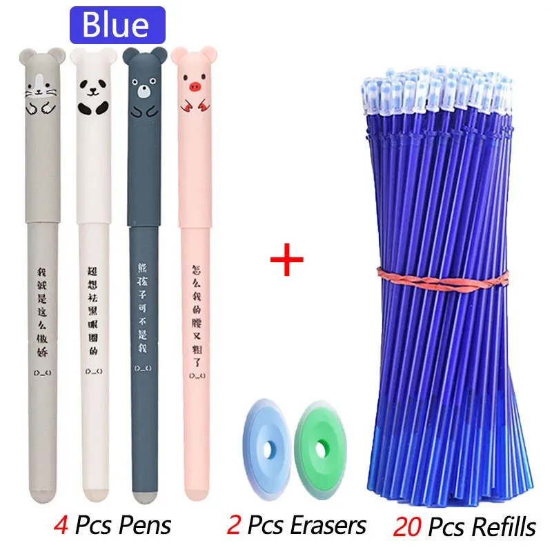 30-Pcs-set-Erasable-Pens-for-Writing-Notebooks-Kawaii-Girls-Cute-Gel ...