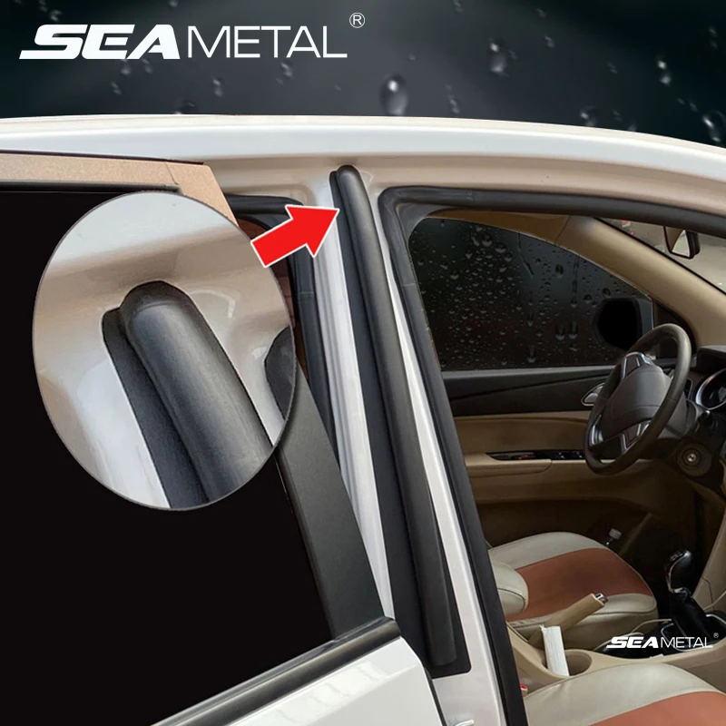 SEAMETAL-Car-B-Pillar-Seal-Strip-Rubber-Car-Door-Middle-Column-Weather ...