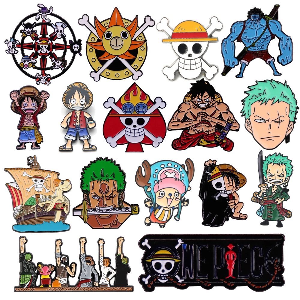 Japanese-Anime-One-Piece-Lapel-Pins-for-Backpack-Enamel-Pin-Men-Women-s ...