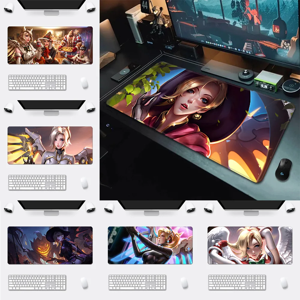 O-Overwatch-Mercys-Mousepad-HD-Printing-Computer-Gamers-Locking-Edge ...