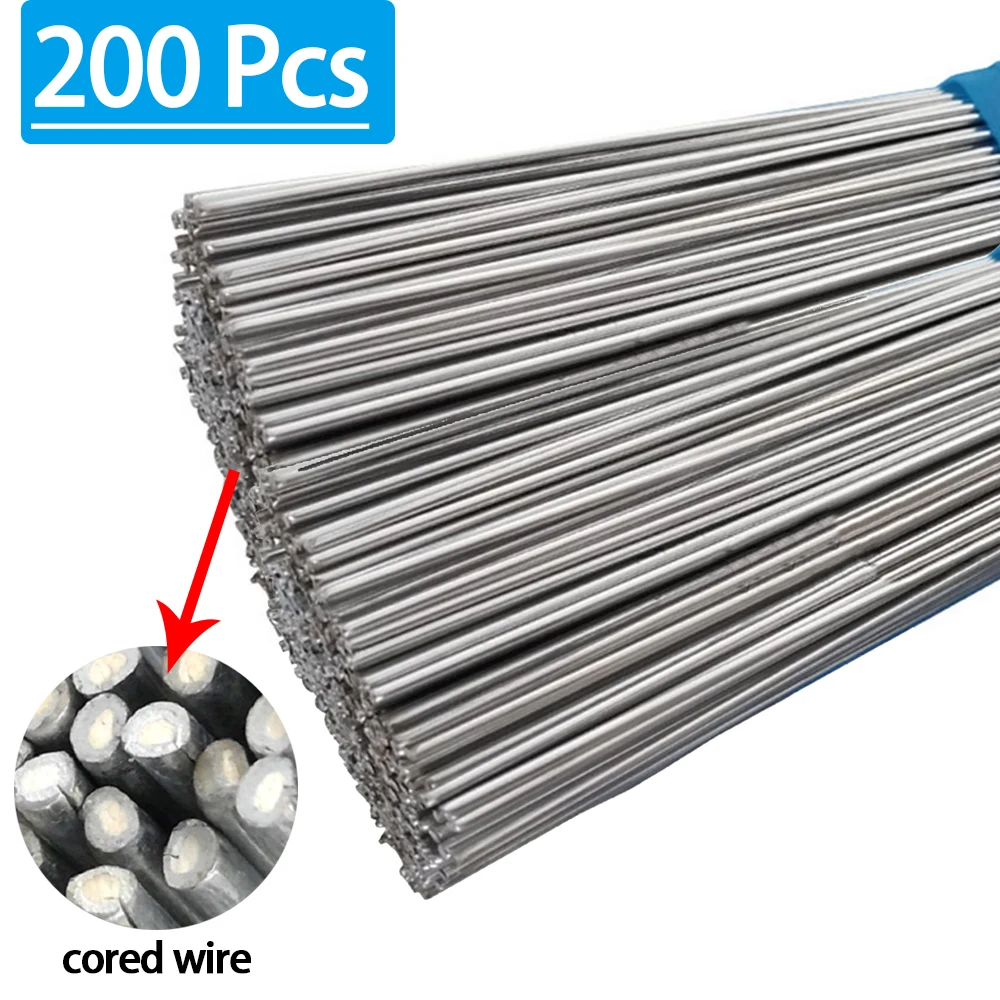 200pcs/set Low Temperature Easy Melt Aluminum Welding Rods Weld Bars ...