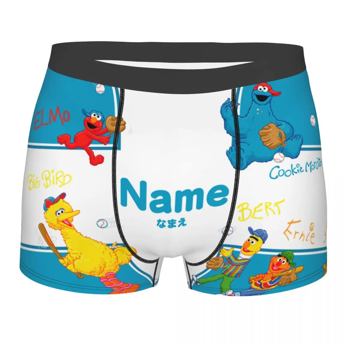 Custom-Sesame-Street-Character-Boxers-Shorts-Men-s-Cookie-Monster-Elmo ...