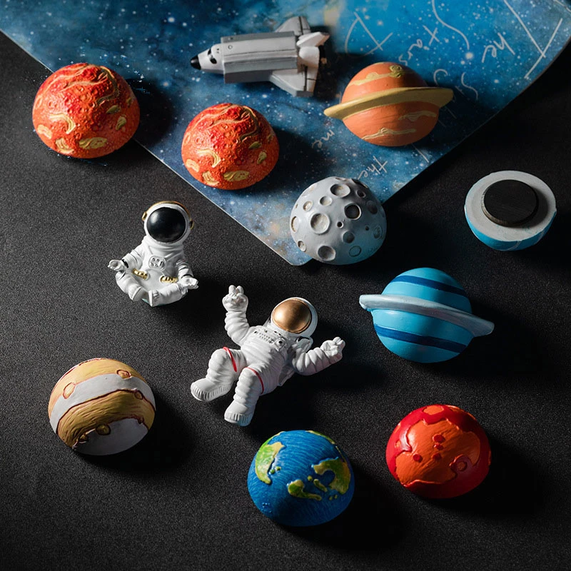 Refrigerator Magnets Astronaut | Refrigerator Magnet Decoration - 3d ...