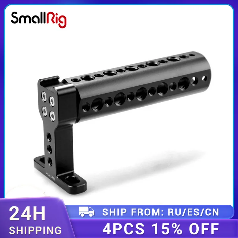 Smallrig Universal Top Handle Grip With Cold Shoe Plate For Digital ...