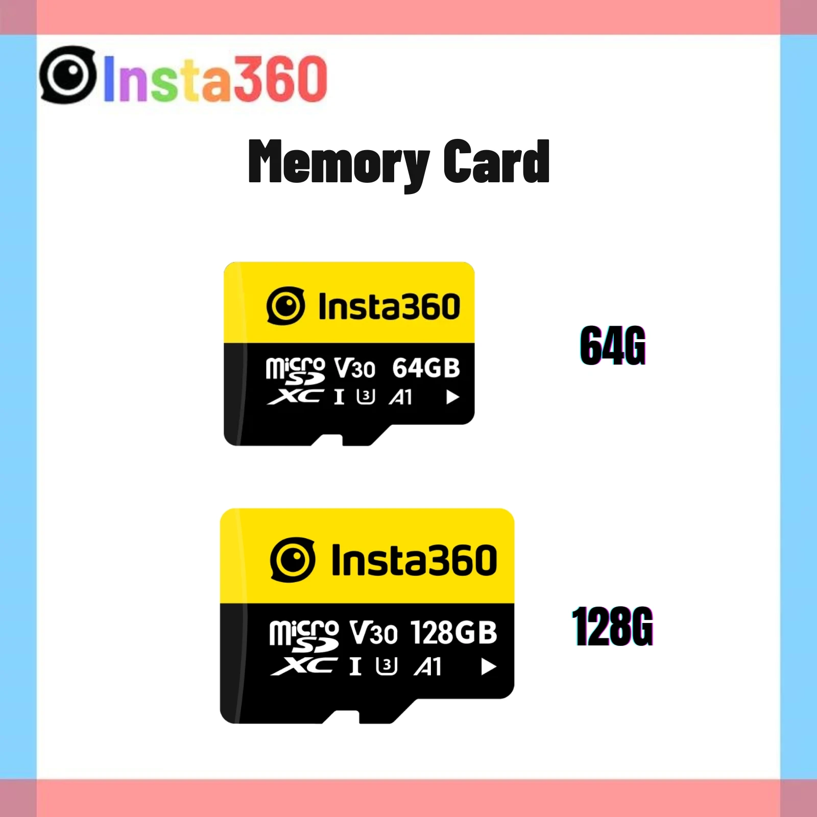 Insta360-Micro-SD-Memory-Card-64G-128G-A1-V30-U3-Original-Camera ...