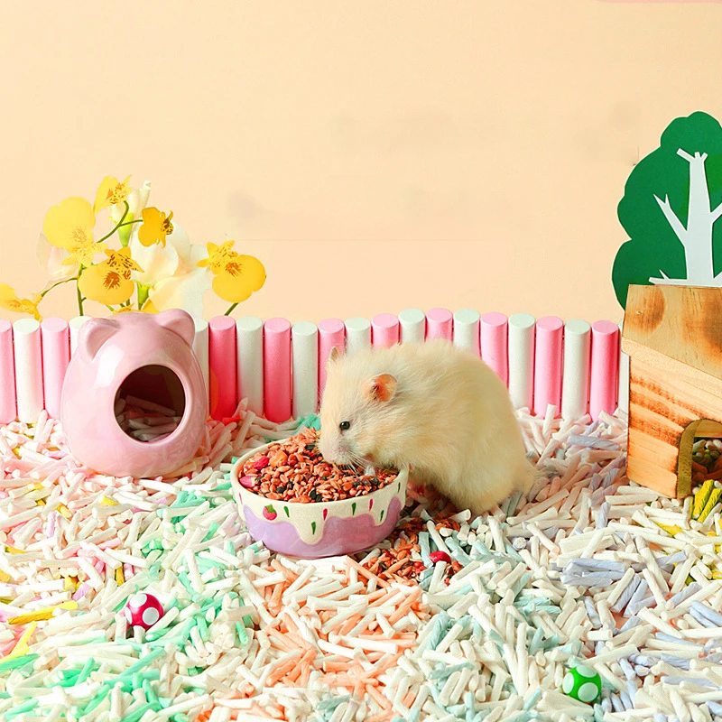 Hamster Absorbent Paper Pellets Landscaping Bedding Golden Bear Cage ...