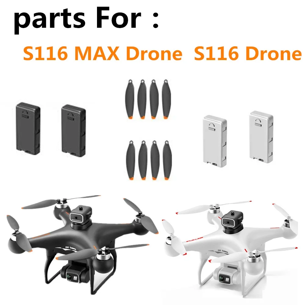 S116-Drone-Battery-Accessories-3-7V-2000Mah-Propeller-Blade-S116-Quadcopter-Original-Spare-Parts ...