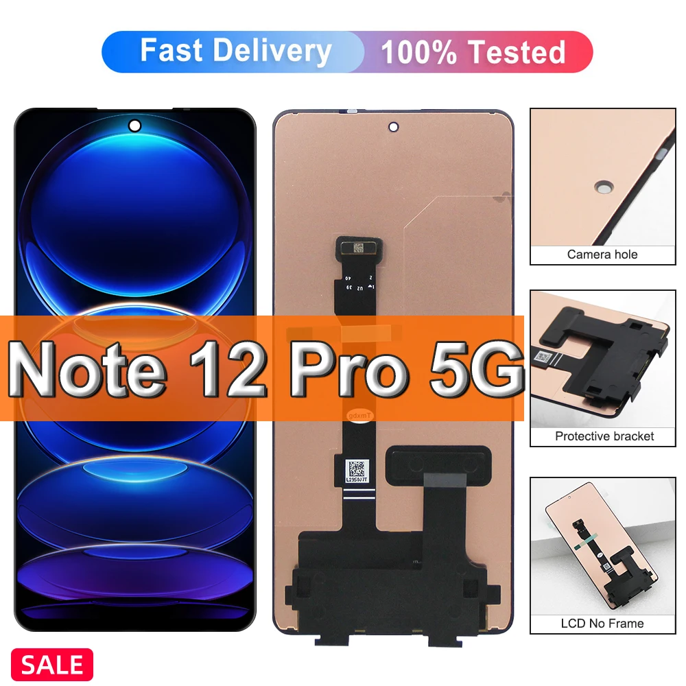6-67-Display-for-Xiaomi-Redmi-Note-12-Pro-5G-LCD-Display-Touch-For ...