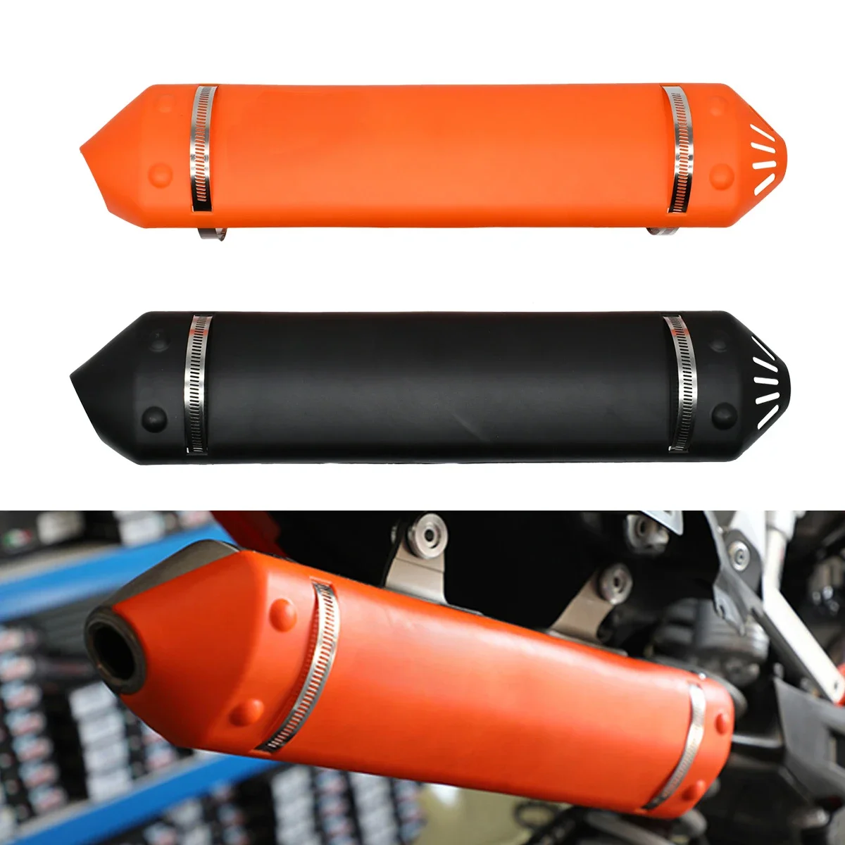 Motorcycle parts Heat Shield Exhaust Protective Cover For KTM EXC XC XC ...