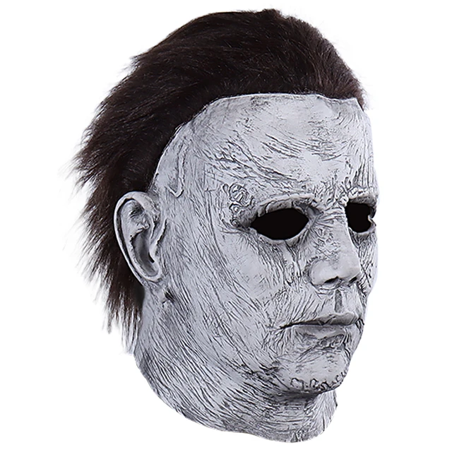 Halloween Michael Myers Killer Mask Cosplay Horror Bloody Latex Masks ...