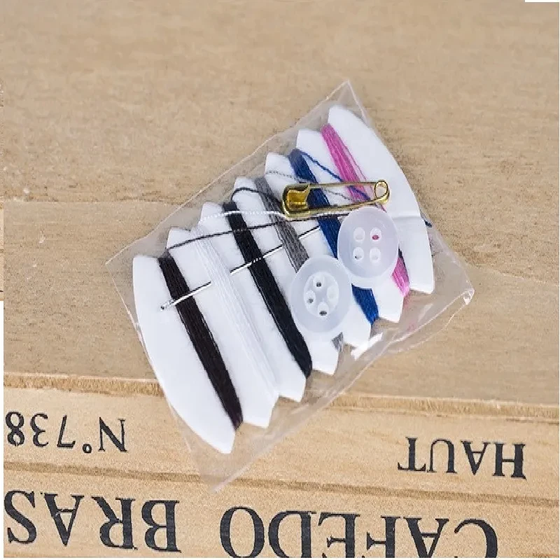 Mini Portable Sewing Kit, Needle Thread Button Pin, Travel Household ...