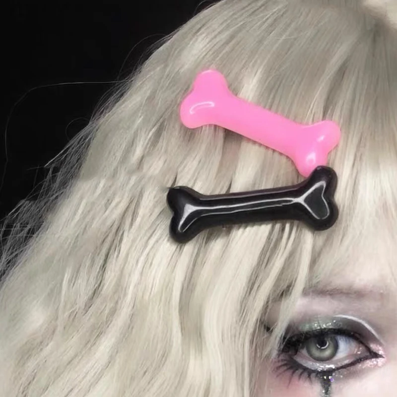 1-6pcs-Y2K-Lovely-Bone-Hairpins-Women-Sweet-Gril-Funny-Vivid-Dog-Bones ...