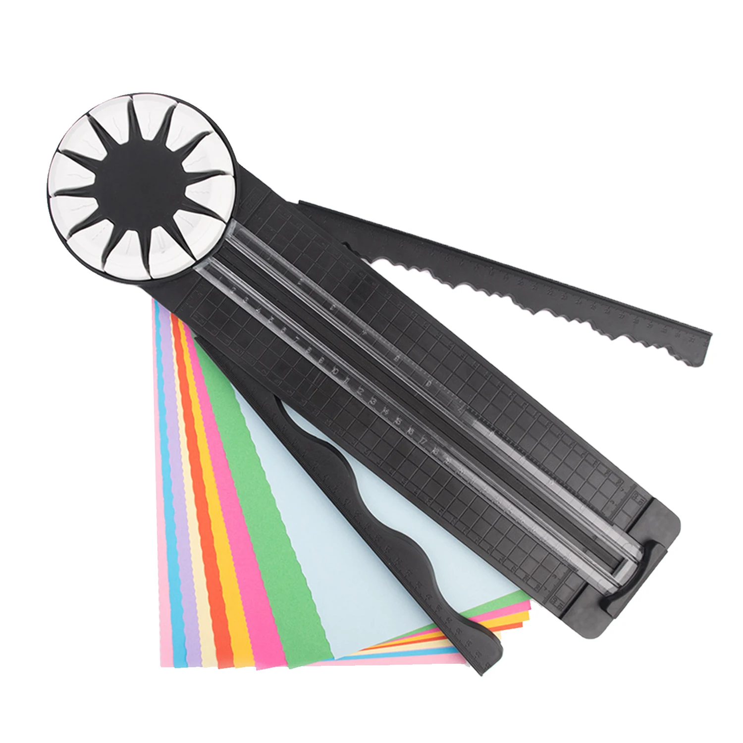 Edge-Cutter-Paper-Crafts-12-in-1-Paper-Cutter-Paper-Trimmer-Cutting ...