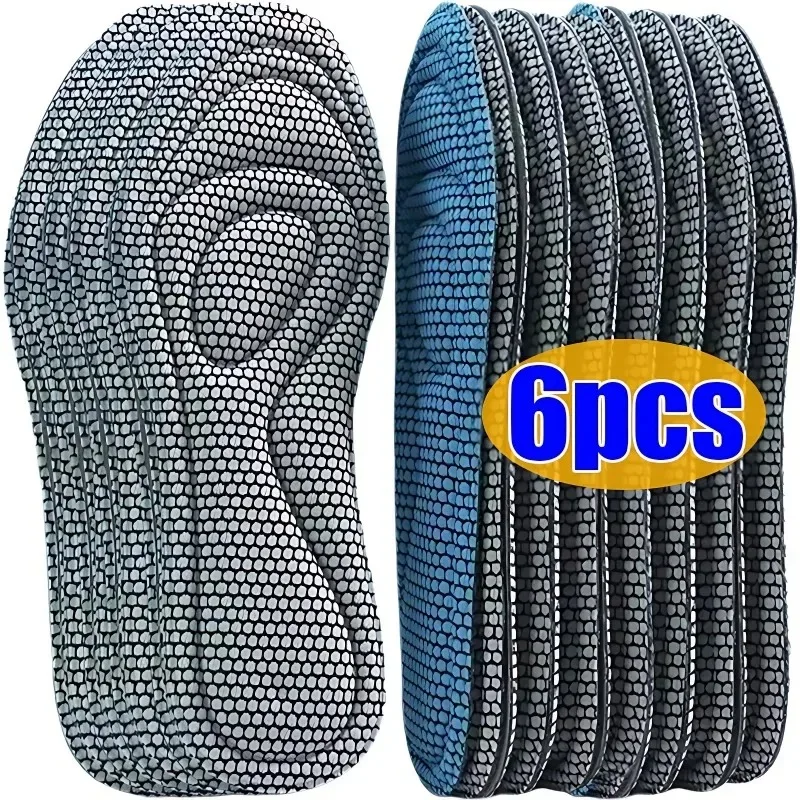 2-6pcs Memory Foam Orthopedic Insoles Shoes Men Women Nano ...