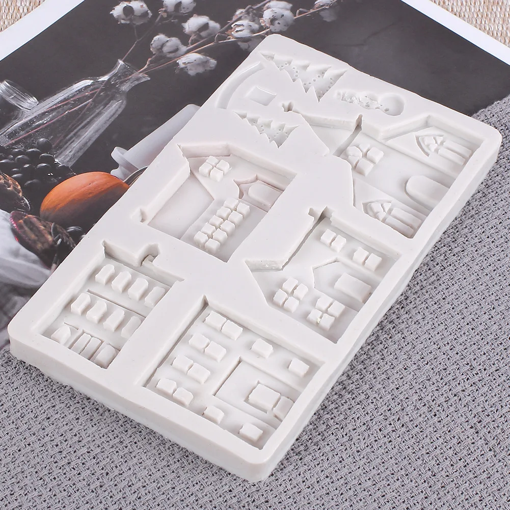 Princess Castle Silicone Mold DIY Embossed House Palace Fondant ...