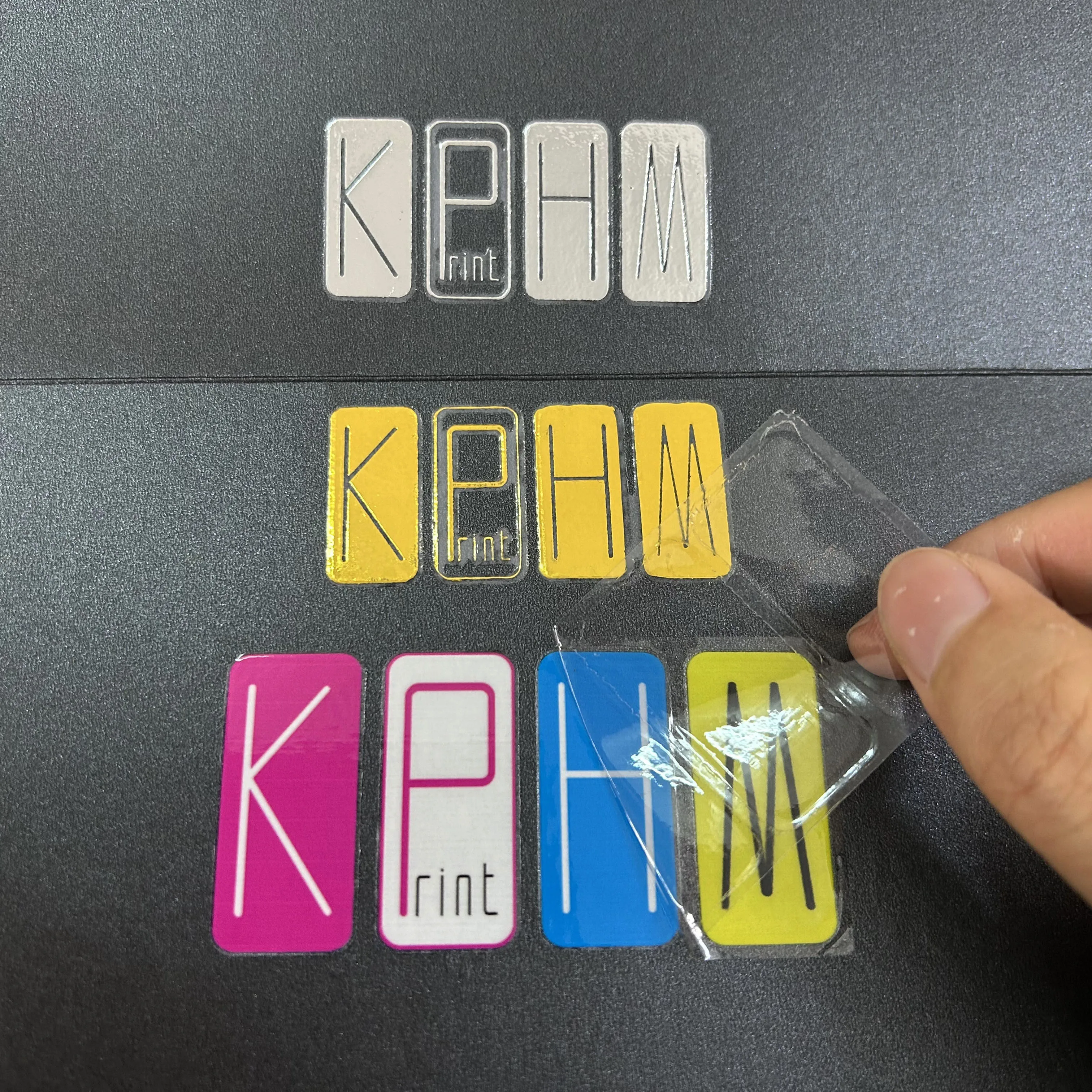 100pcs 5cm custom UV transfer stickers, color, gold, silver, any ...
