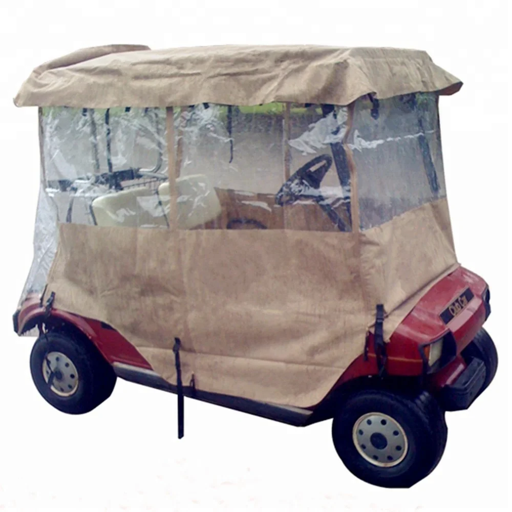 Drivable-Waterproof-Quick-Fit-Buggy-Golf-Club-Cart-Enclosure-Rain-Cover ...