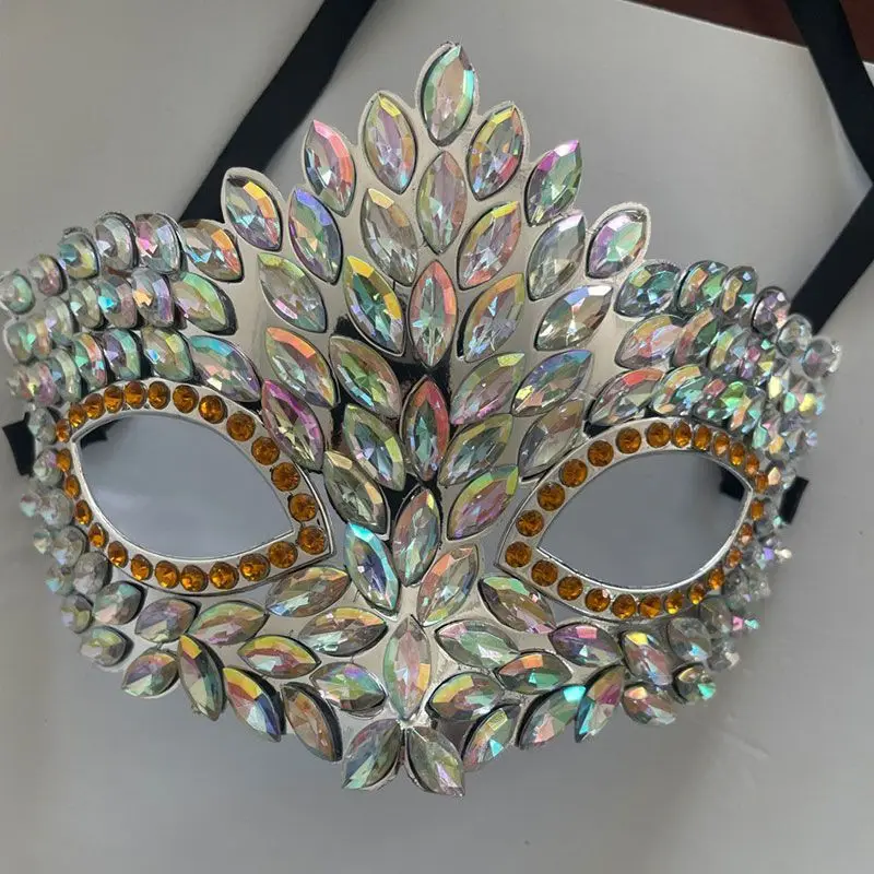 Manual-Masquerade-Masks-Luxury-Diamond-Rhinestone-Fancy-Party-Mask-For ...