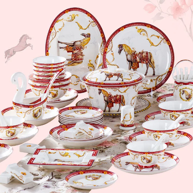 60-Piece-Luxury-European-Style-Dinnerware-Sets-Bone-China-Tableware-Set ...