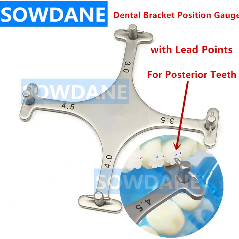 Dental-Orthodontic-Bracket-Position-Gauge-with-Lead-Points-for ...