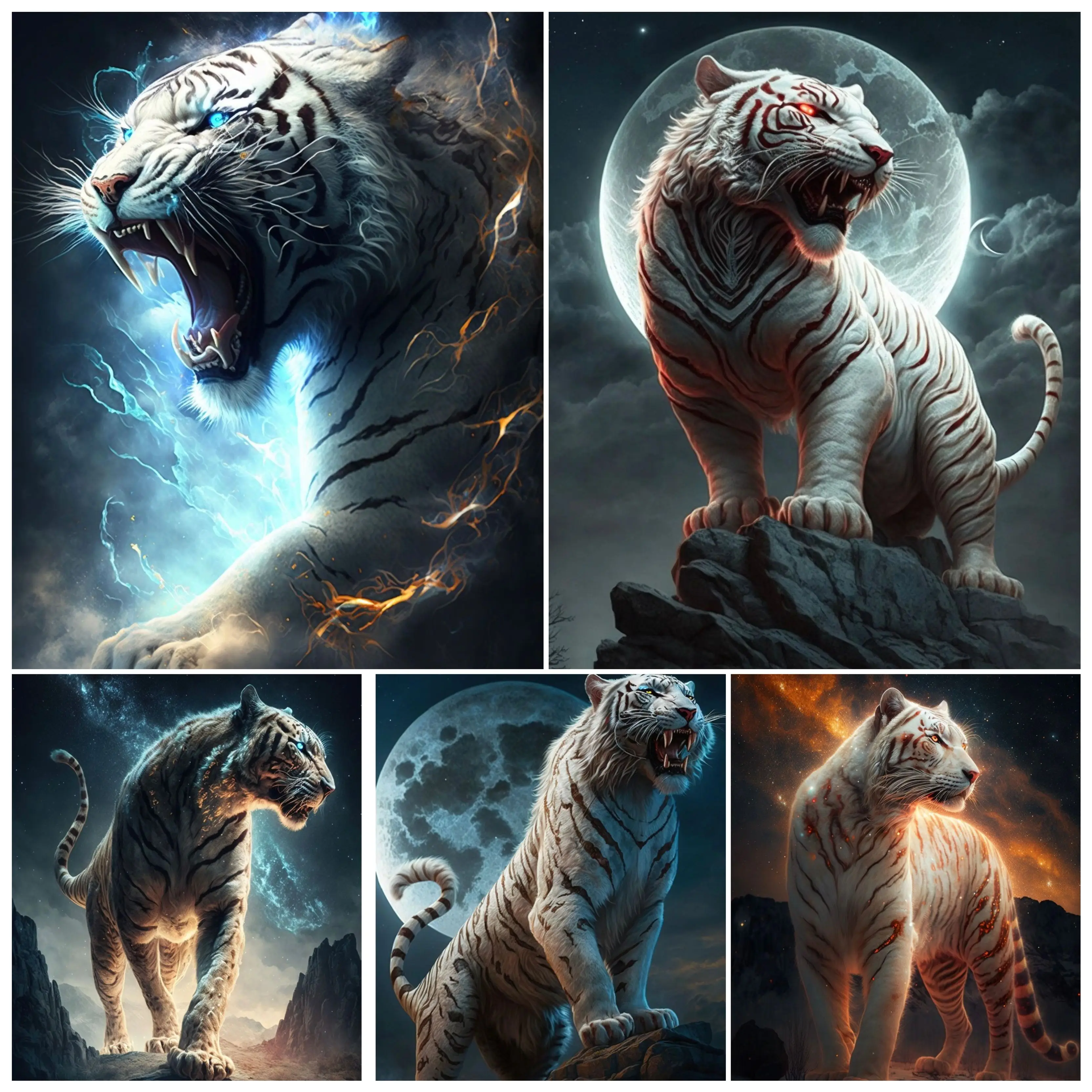 White Tiger Fantasy Art