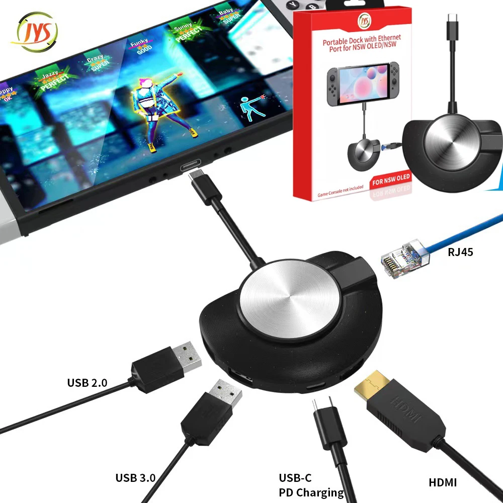 For Nintendo Switch OLED Accessories Adapter USB Port Output Game ...