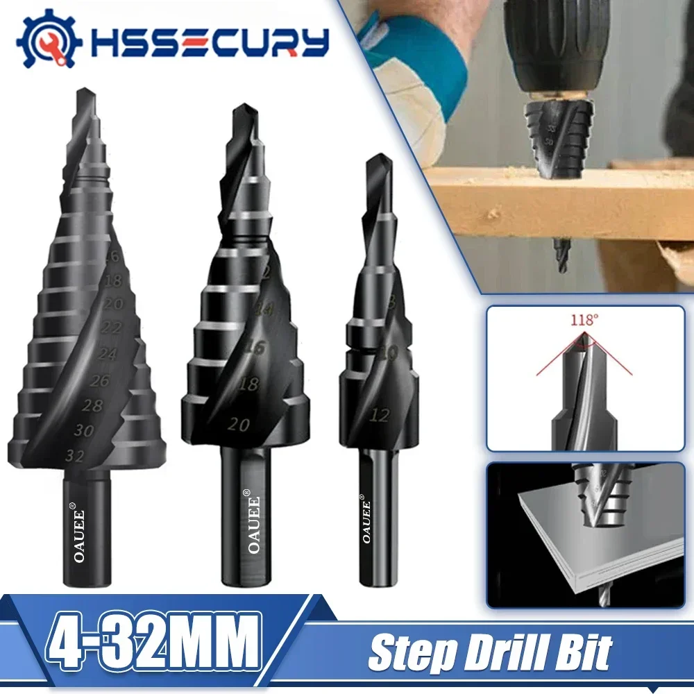 HSS-Cobalt-Step-Cone-Drills-Bit-3-12mm-4-12mm-4-20mm-High-Speed-Steel ...