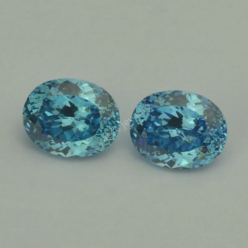 White And Blue Gems