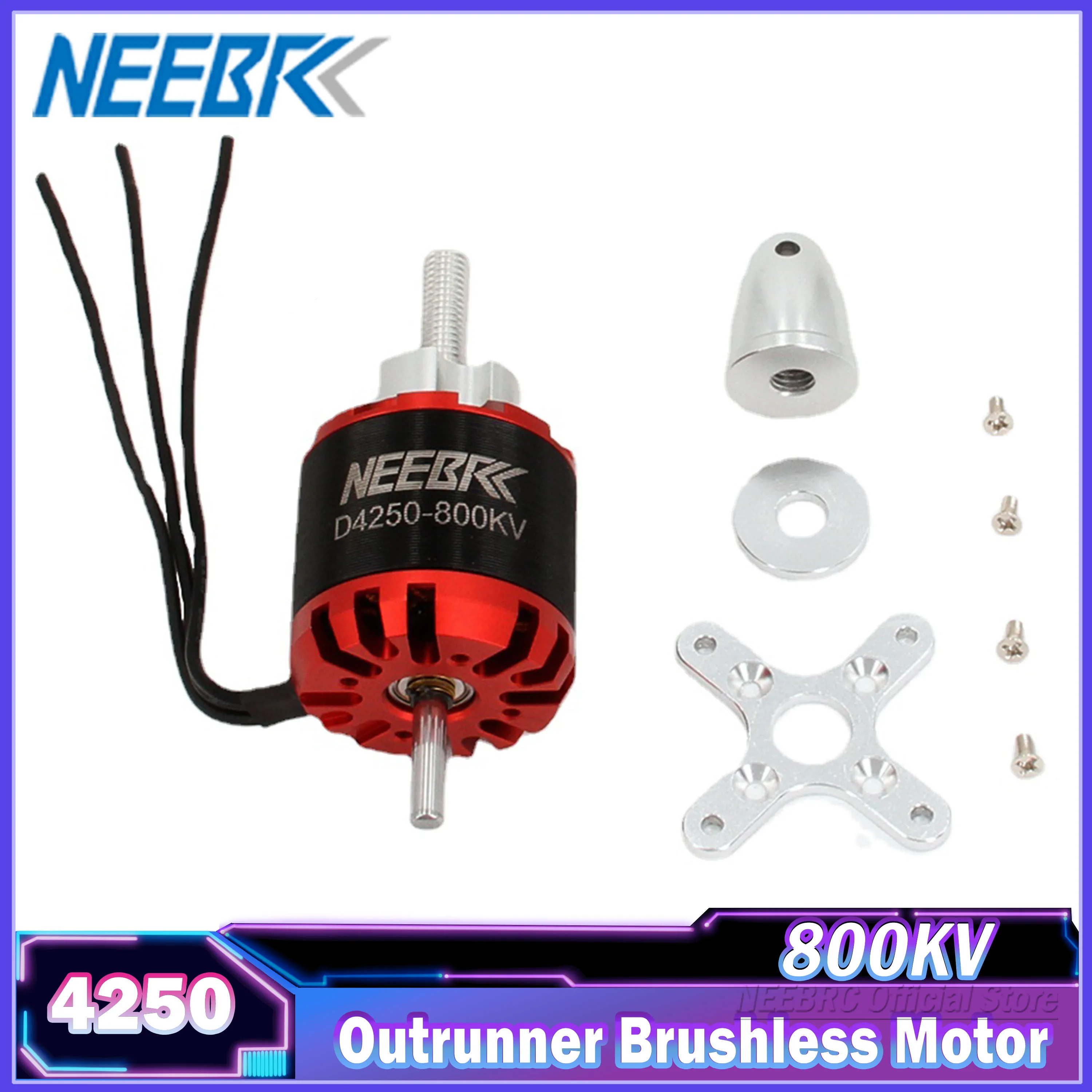 New Aeolian 4250 800kv 560kv outrunner brushless electric motor RC ...