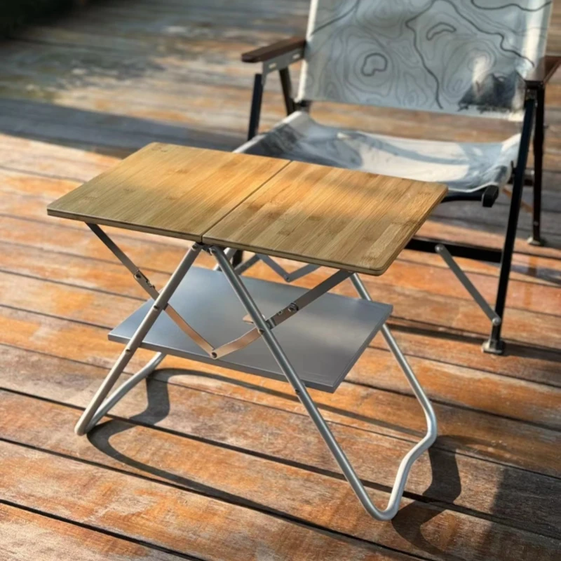 Camping-Folding-Table-Self-driving-Picnic-Lightweight-Table-Outdoor ...