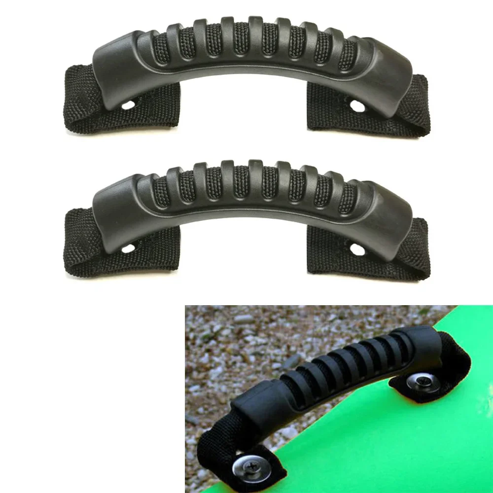 2PC 4PC Kayak Side Mount Carry Handles Canoe Fishing Boat Webbing Hand ...