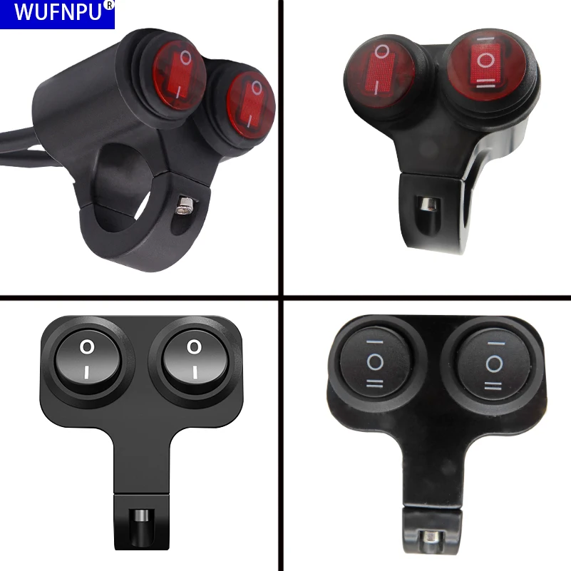 Motorcycle-handlebar-switch-Genera-12V22mm-control-button-aluminum ...