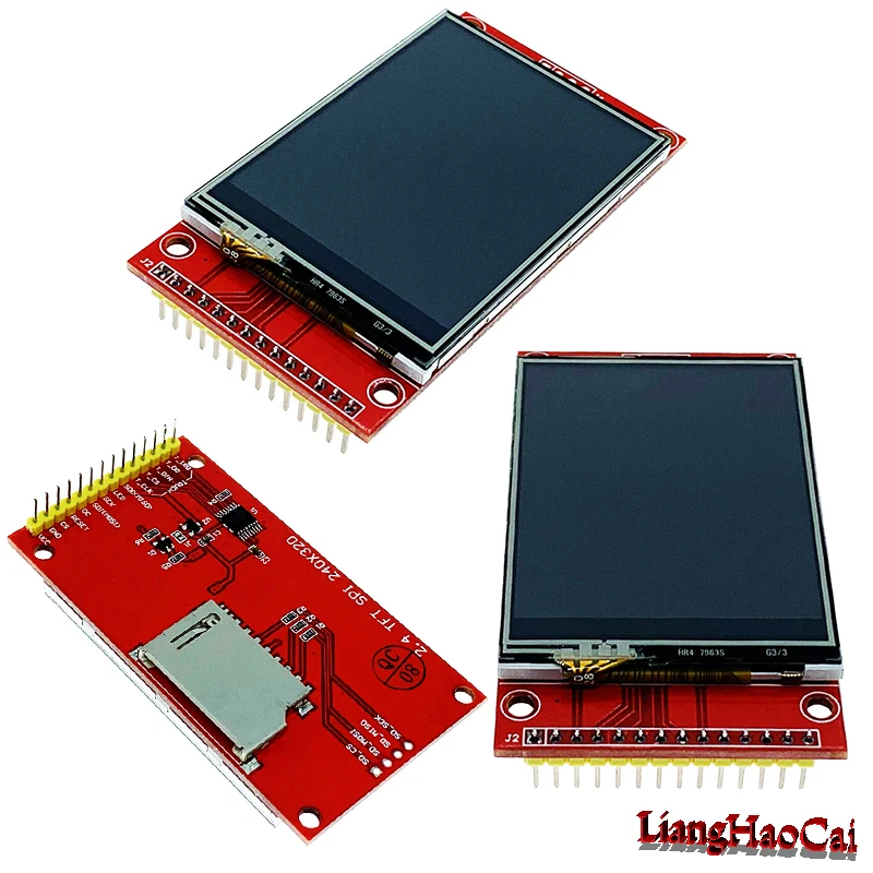 ILI9341 240320 resolution 2.4 inch SPI Module with SD card slot PCB ...