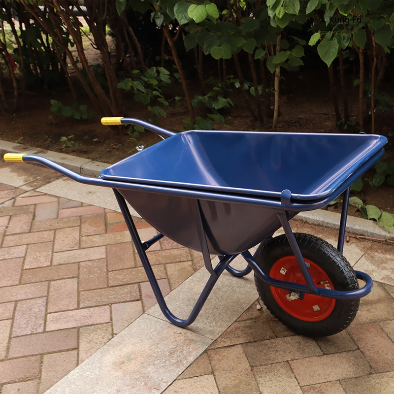 Thickened-Wheelbarrow-Durable-Construction-Site-Garden-Handbarrow ...