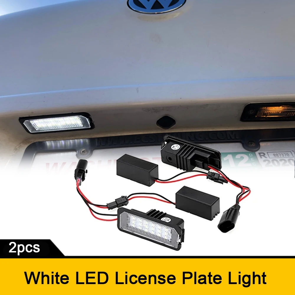 6000K Canbus LED Tail License Plate Light For Porsche 997 991 992 911 ...