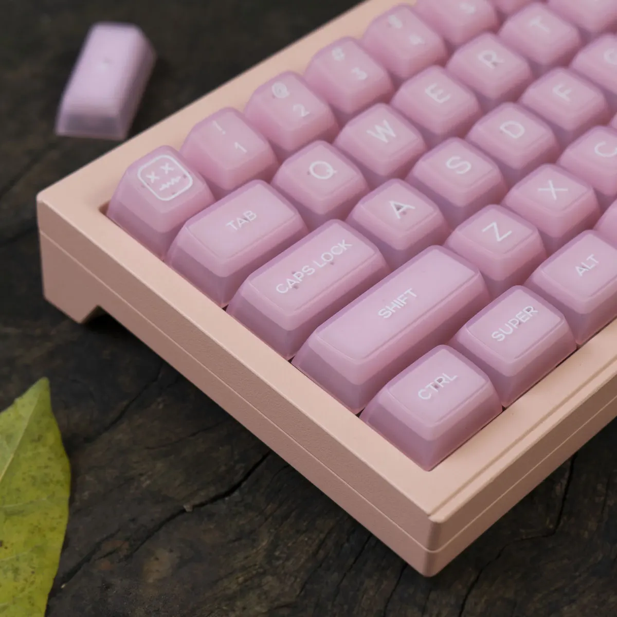 ECHOME-Pink-Jade-Theme-Keycap-Full-Set-PBT-Two-color-Molding ...
