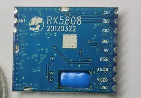 FPV RC 5.8G 5.8Ghz 8Channels Wireless Audio Video Receiver Module ...